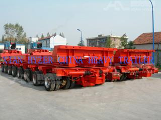 China self propelled modular trailer, Hydraulic Modular Trailer, low ...
